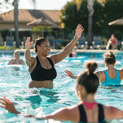 Free Joyful Pool Exercise Image Pool Exercise Woman Download At