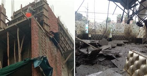 San Juan De Lurigancho Pared De Un Edificio En Construcción Cayó Sobre