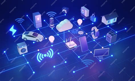 Premium Photo Iot Home Control System Concept 3d Illustration Automate And Remotely Control