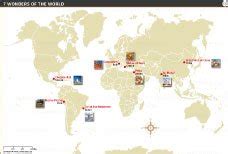 World Physical Map Detailed Topographic And Geographic Features