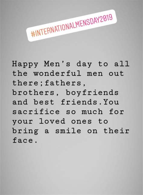 Mona P On Linkedin Happyinternationalmen Sacrifice Men Responbility Challenges Fearless…