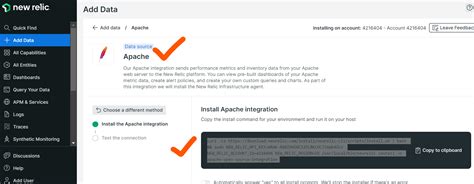 newrelic tutorials how to integrate apache2 in ubuntu