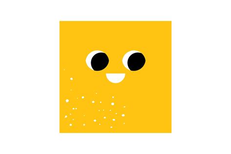 Colorful Orange Square Geometry Figure Graphic By Pch Vector · Creative Fabrica