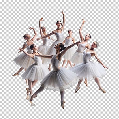 Premium Psd Young Classical Dancer Isolated On White