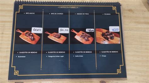 Menu At El Toro De Oro Parrilla Restaurant Ponta Porã