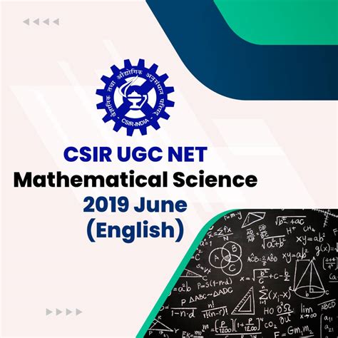 Csir Ugc Net Mathematical Science 2019 June English