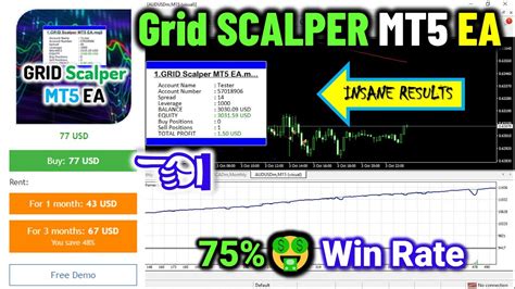 [discover the magic] grid scalper mt5 ea unbelievable 75 win rate