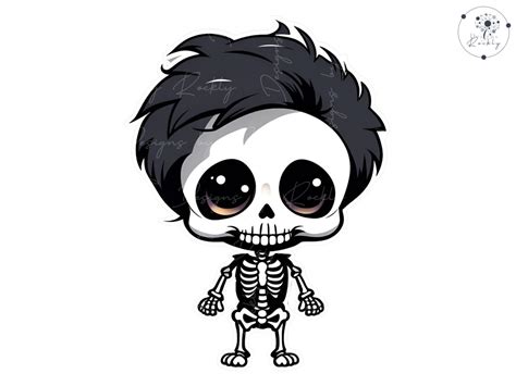 Chibi Skeleton Clipart Chibi Art Chibi Anime Chibi Etsy