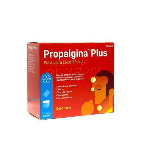 Propalgina Plus 10 Sobres Polvo Para Solucion Oral
