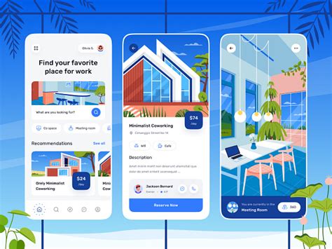 Co Working Mobile App Design 🤩 By Budiarti R For Orely On Dribbble
