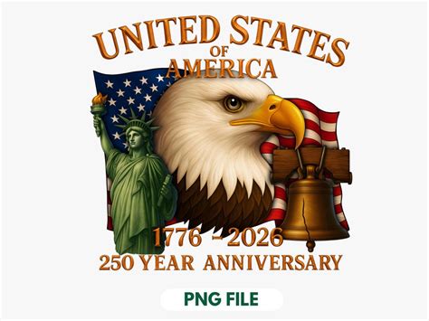 Png Clipart Usa 250th Anniversary Edition Patriotic Eagle Liberty