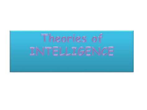 Classification Of Intelligence Pptx Genetics Science