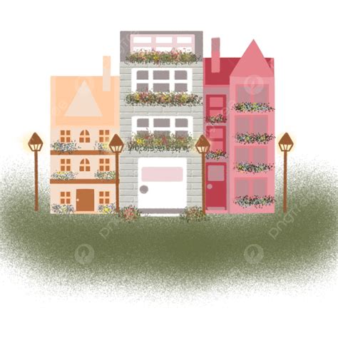 House Animation At Night Free Download Night House Animation Png