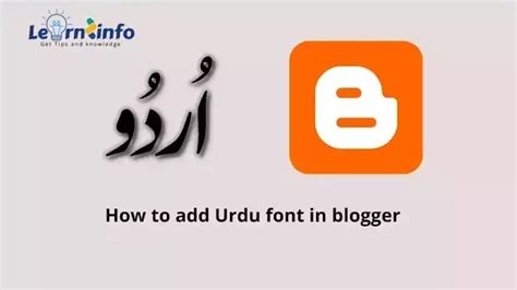 How To Add Urdu Font In Blogger Jameel Noori Nastaleeq Font Artofit