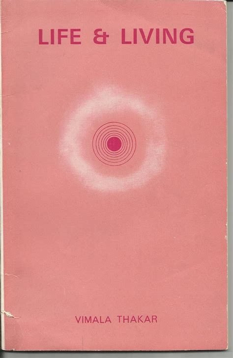 Life And Living Vimala Thakar Books