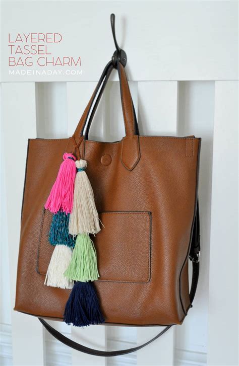 How To Make A Layered Tassel Bag Charm Made In A Day