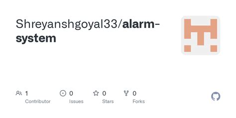 Github Shregoalsalarm System