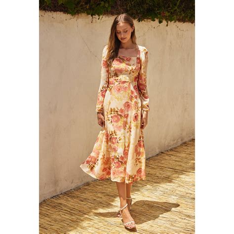 Wholesale Bonica Slit Midi Dress For Your Store Faire