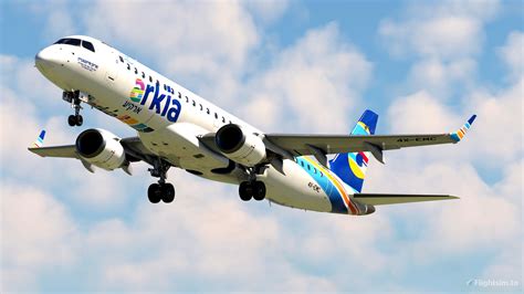 Arkia Israeli Airlines 4x Emc Fss E195 W Cabin Textures For Microsoft Flight Simulator Msfs