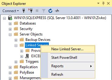 How To Configure A Linked Server Using The ODBC Driver