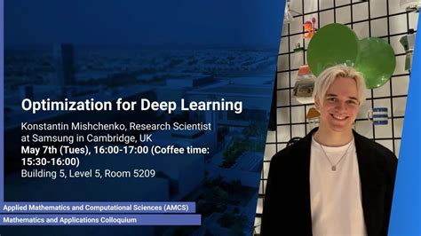 Mathematical Optimization Applied Mathematics And Computational Science