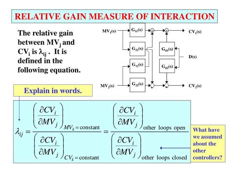 Ppt Relative Gain Measure Of Interaction Powerpoint Presentation