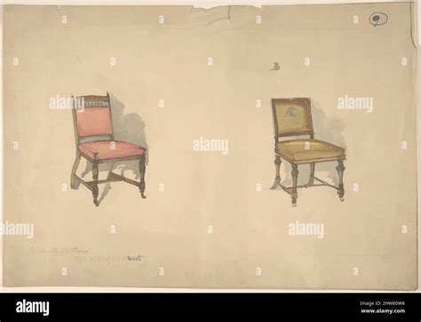 Art Inspired By Designs For Two Chairs 188492 Watercolor Over