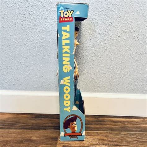 Vintage 1995 Toy Story Disney Pixar Pull String Talking Woody Thinkway