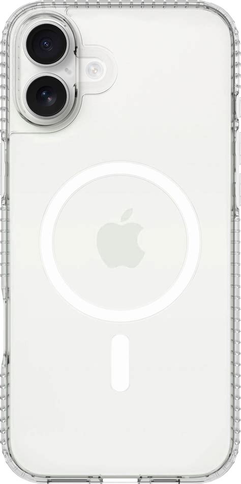 Insignia™ Hard Shell Case With Magsafe For Iphone 16 Plus Clear Ns