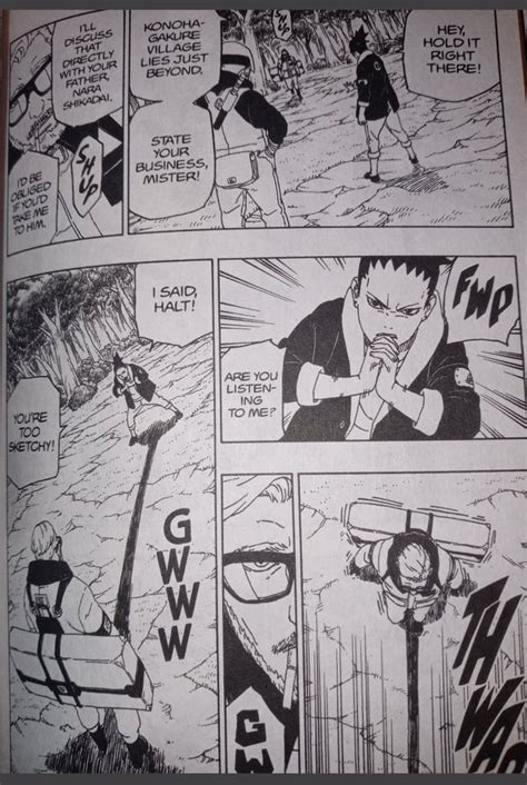 Boruto Chapter 44 What Happened Why Did Ikemoto Stop Trying It Looks So Much Better Then The
