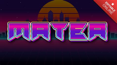 Matea Efecto Cyber Punk Generador De Efectos De Texto