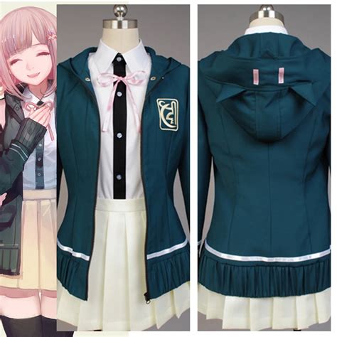 Anime Super Danganronpa Chiaki Nanami Cosplay Costume Full Set For