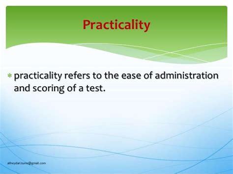 Practicality Usability A Characteristic Of A Good Test