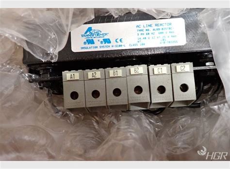 Used Acme Ac Line Reactor Hgr Industrial Surplus