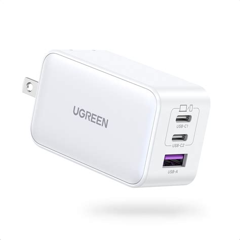 Ugreen Nexode 65w Pd Usb A Dual Usb C Port Gan Fast Charger Wall Pow