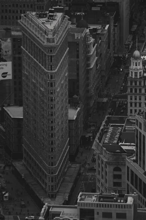 Areal View Photography Of Concrete Buildings Photo Free Landscape