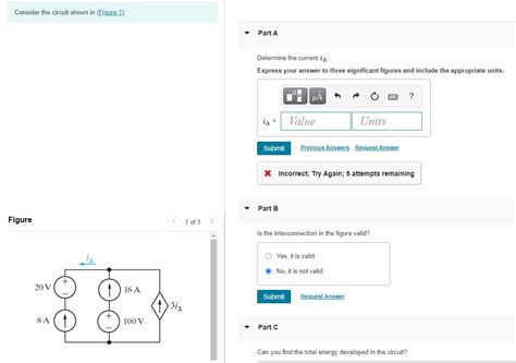 Solved Consider The Circuit Shown In Figure 1 Part A