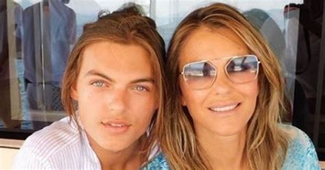 Liz Hurley Reveals She Likes To Wear Teen Sons Clothes After Eamonn