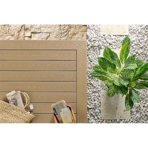 Wolf Home Products Perspective 1 In X 6 In X 16 Ft Dune Composite Deck