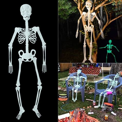 Gustave 5ft Poseable Human Skeleton Halloween Decoration Full Body Life