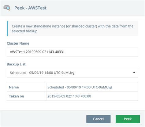 postgresql peek at backup selective restores
