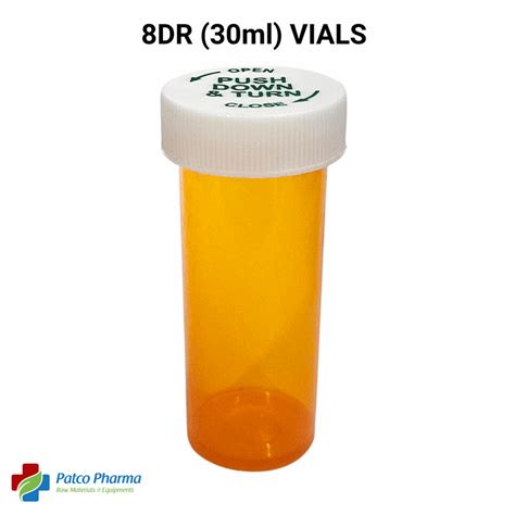 Patco Pharma Your Source For High Quality 8dr 30ml Medication Vials