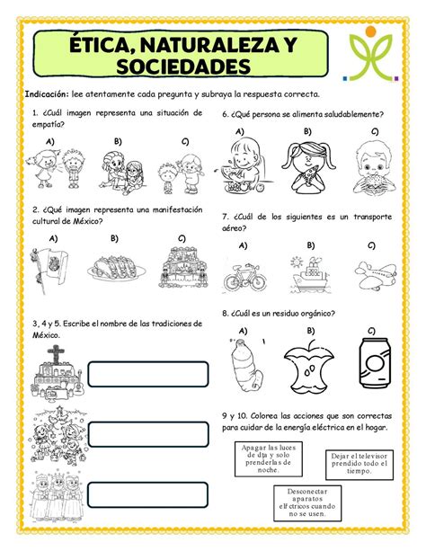 Examen Diagnostico Por Campos Formativos 2ºpágina06 Imagenes Educativas