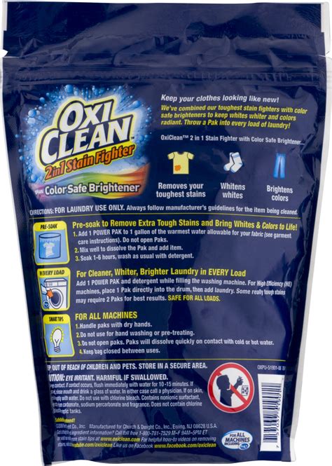 Download Oxi Clean Stain Fighter 2 In 1 Power Paks 37 Paks Full
