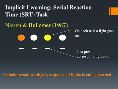 PPT Chapter Spatial Motor Skill Implicit Learning PowerPoint Presentation ID