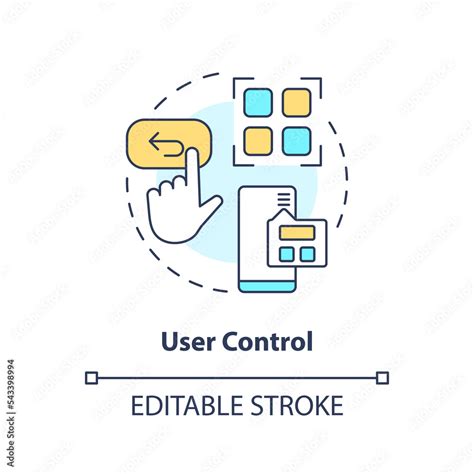 User Control And Freedom Concept Icon Usability Heuristic Ux Design