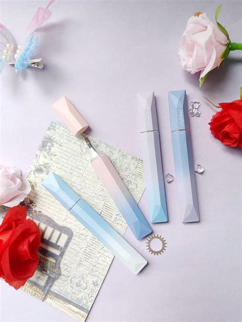 4pcsbox Prism Gradient Color Colored Fluorescent Marker Pen Highlight