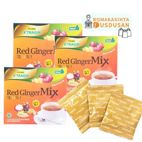 Jual Red Ginger 1 Box Isi 10 Sachet Shopee Indonesia