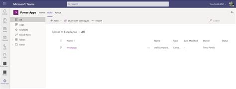 Bug Power Apps Flows And Tables Not Accessible After Import Dataverse For Teams · Issue