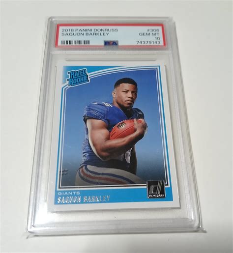Saquon Barkley 2018 Donruss 306 Base Price Guide Sports Card Investor